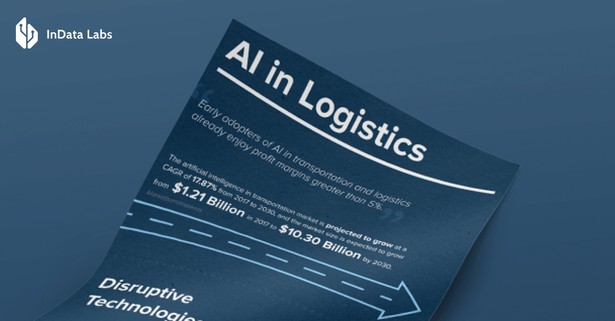Free Infographic Artificial Intelligence In Logistics Indata Labs