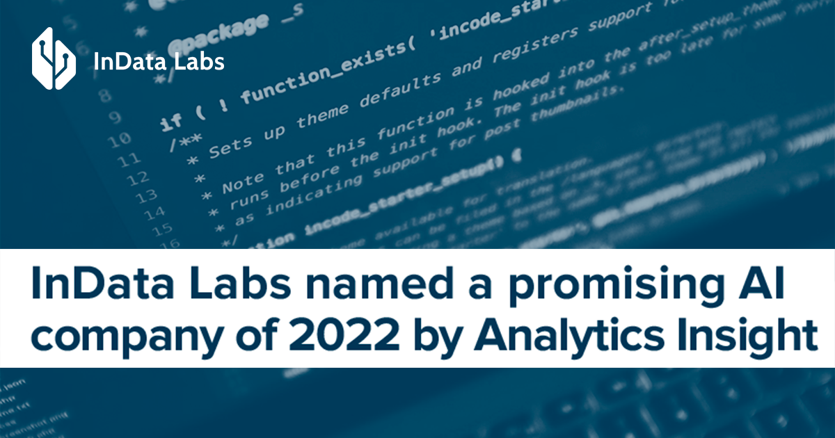 InData Labs in Top Promising Companies