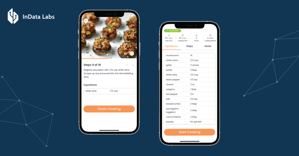 AI Cooking Assistant to Ease Up Cooking at Home – InData Labs