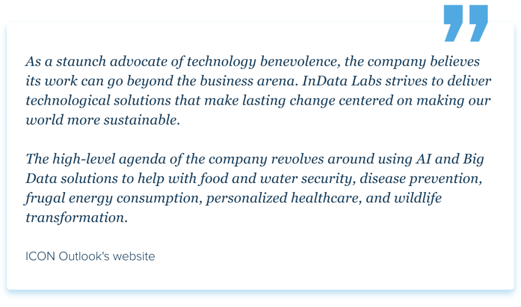 InData Labs In Top 20 Data Analytics Solution Providers in 2022