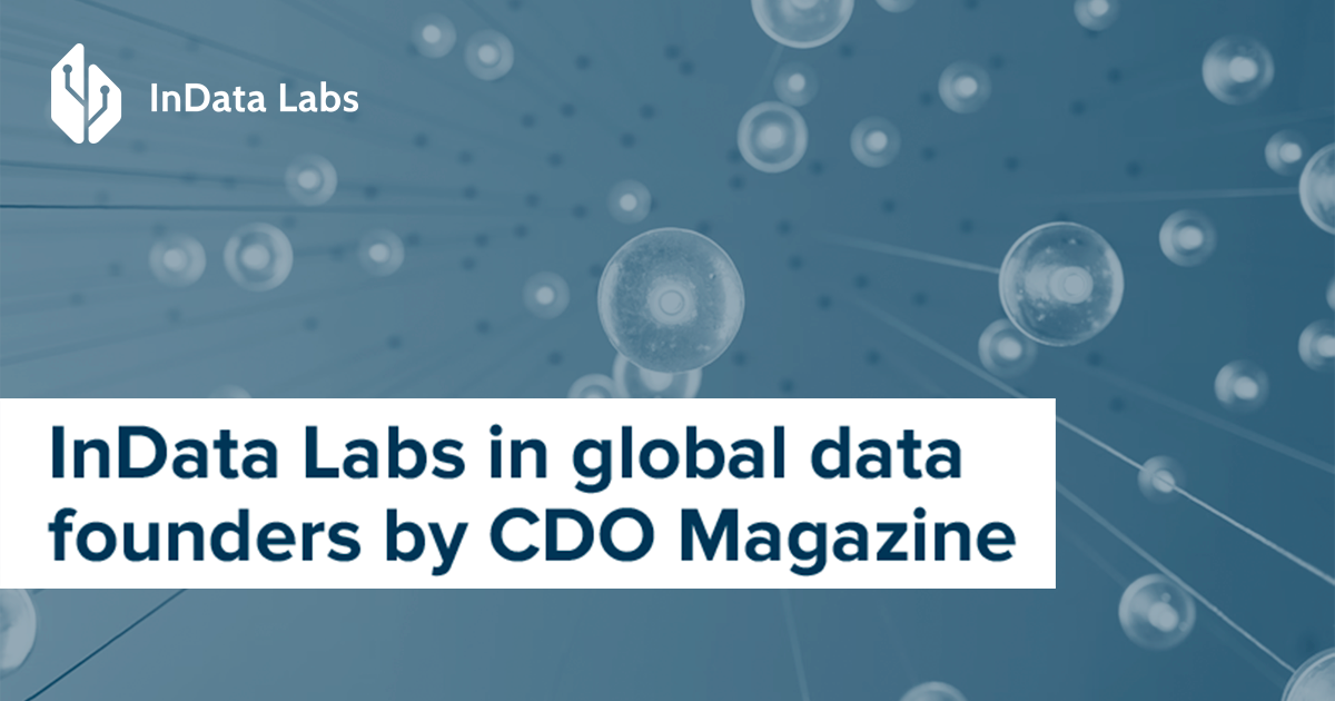 InData Labs in Global Data Founders List by CDO Magazine